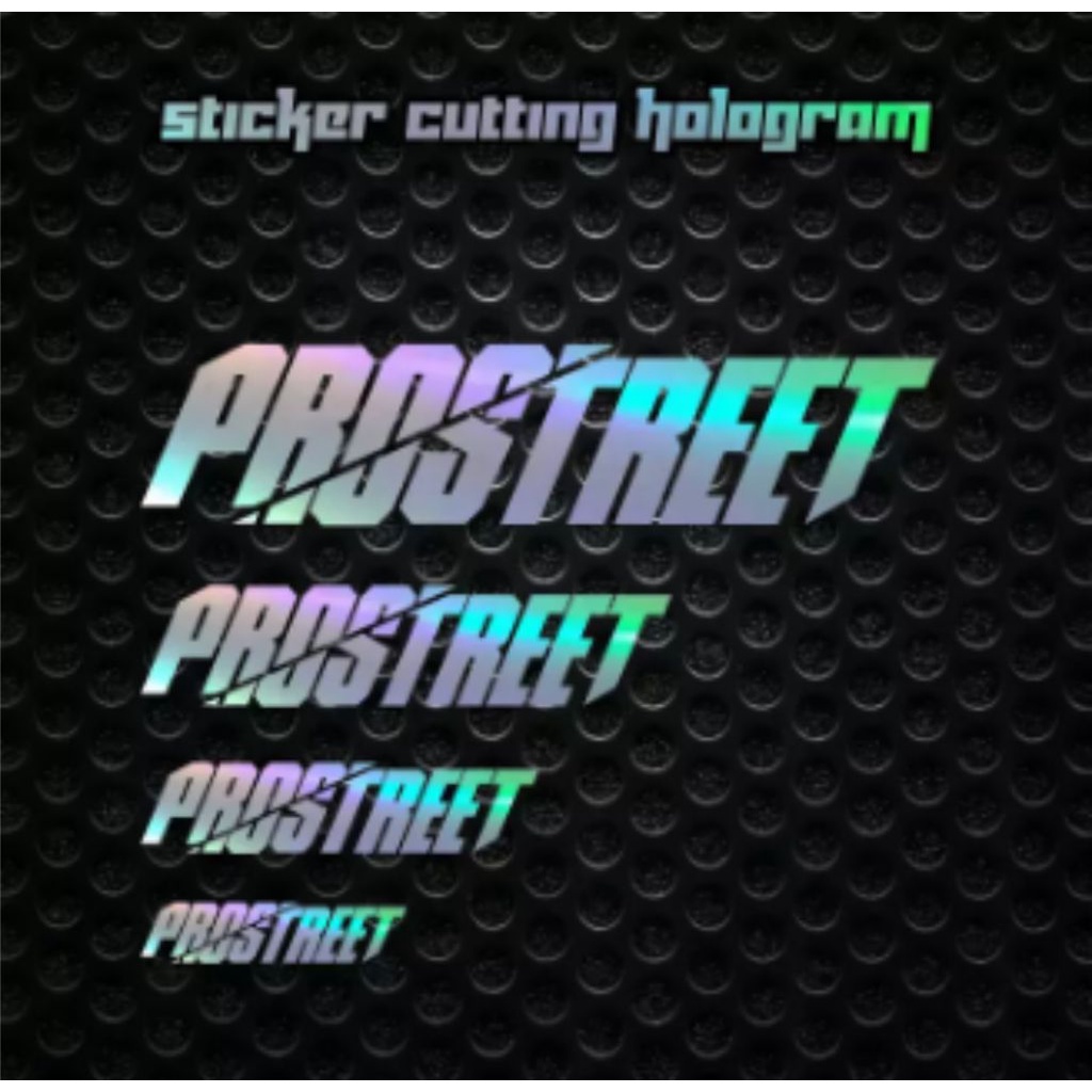 Prostreet hologram cutting sticker | Shopee Philippines