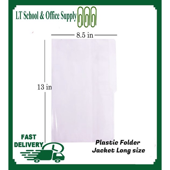 1piece Clear plastic folder jacket Long and Short size | Shopee Philippines