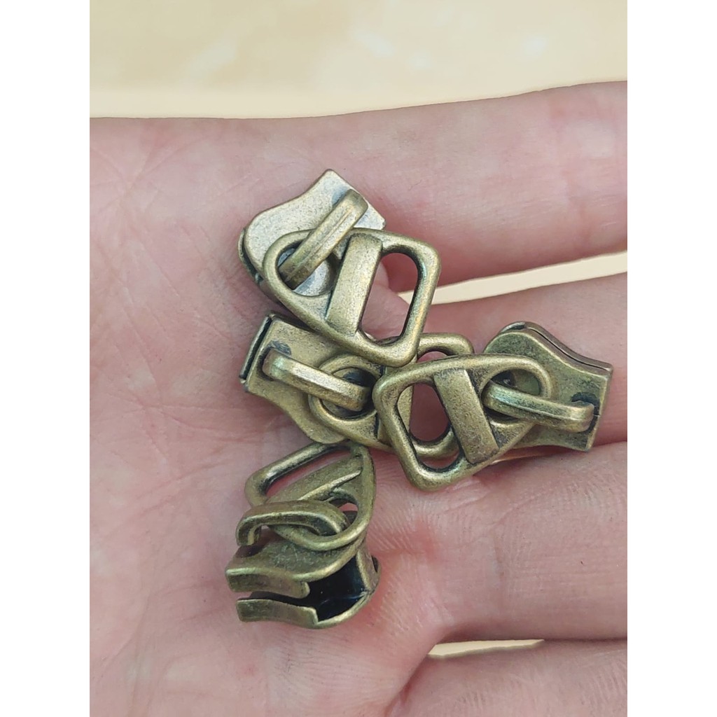 12 pieces JACKET zipper head/iron teeth no.5, for Vislon jacket rail ...