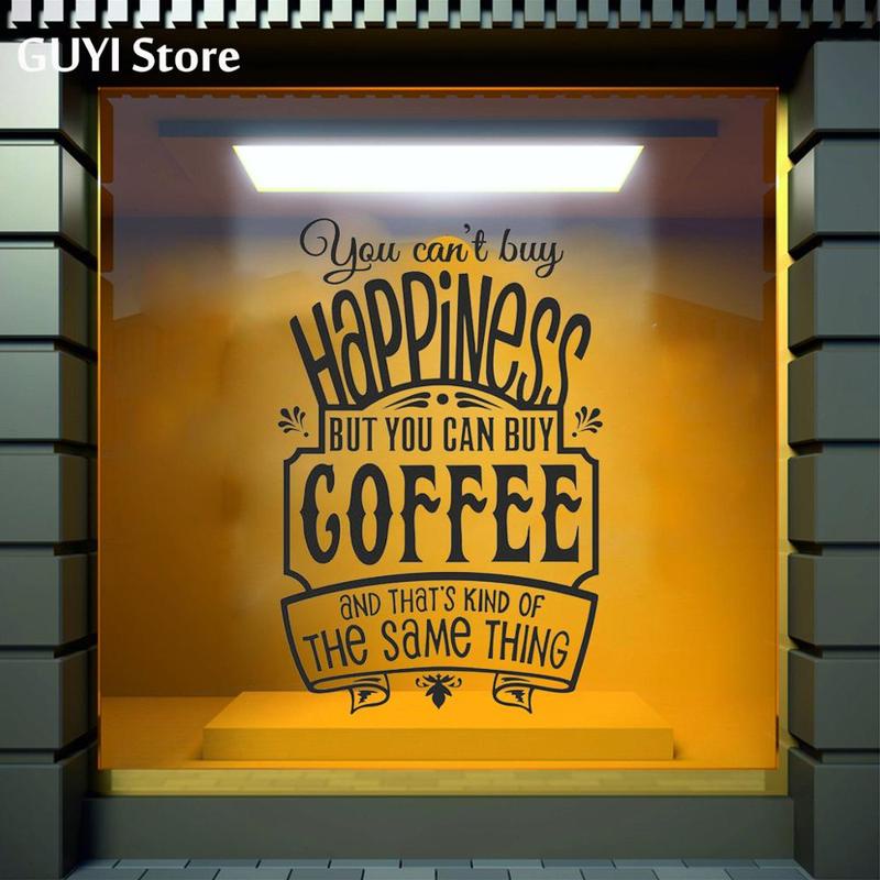 Coffee Wall Stickers Restaurant Pub Removable Vinyl Sticker You Can't ...