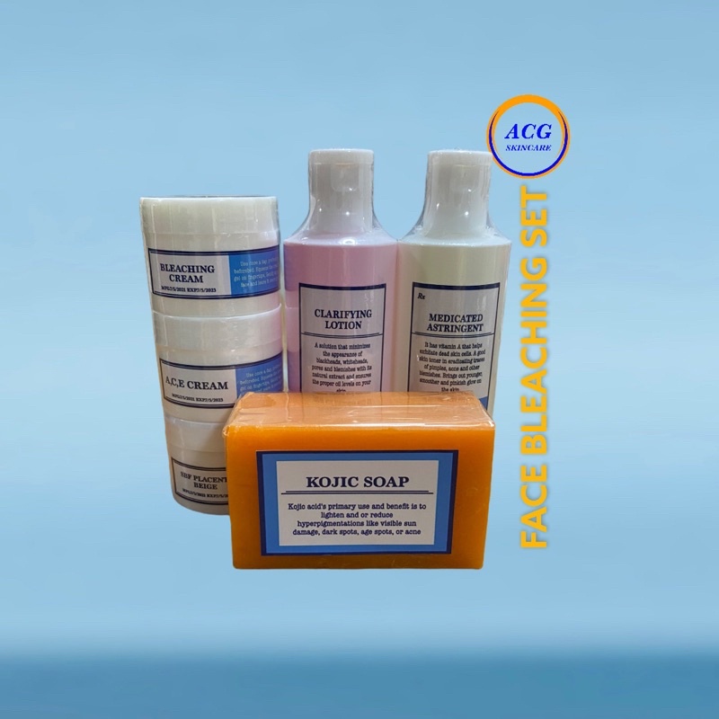 FACE BLEACHING SET (BIG SIZE) | Shopee Philippines