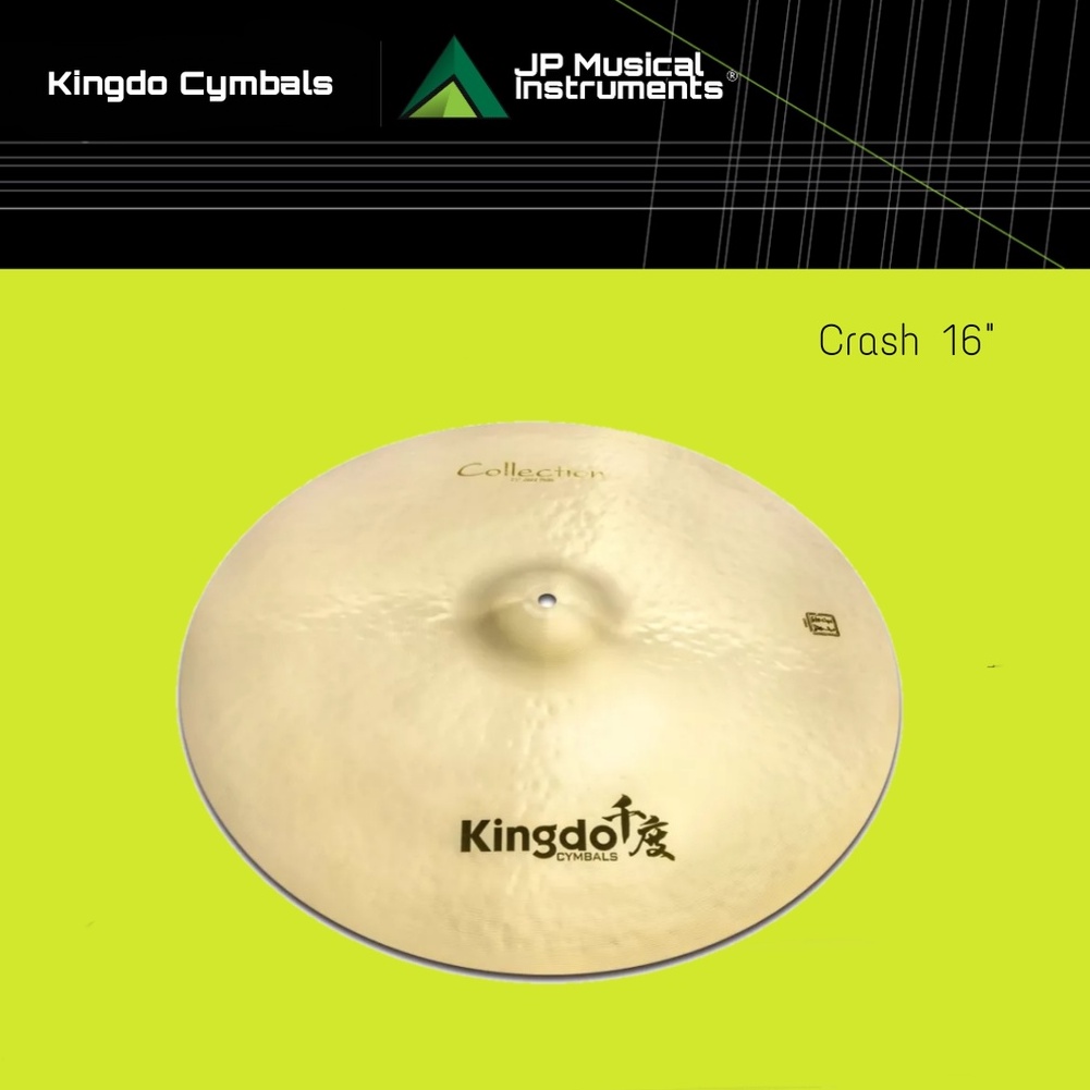 Kingdo Cymbals Collection Jazz 16" Crash | Shopee Philippines