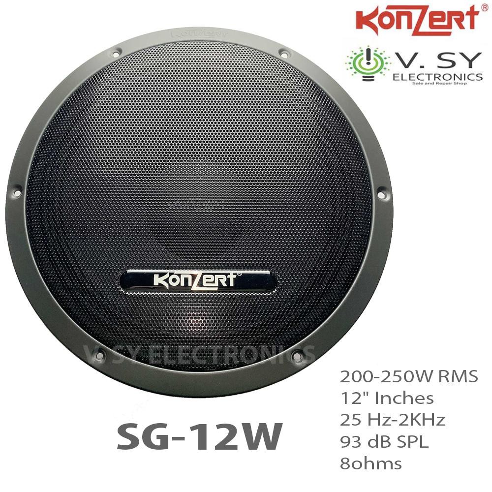 Original Konzert SG-12W 12 250W Professional Woofer Speaker SG12W SG ...