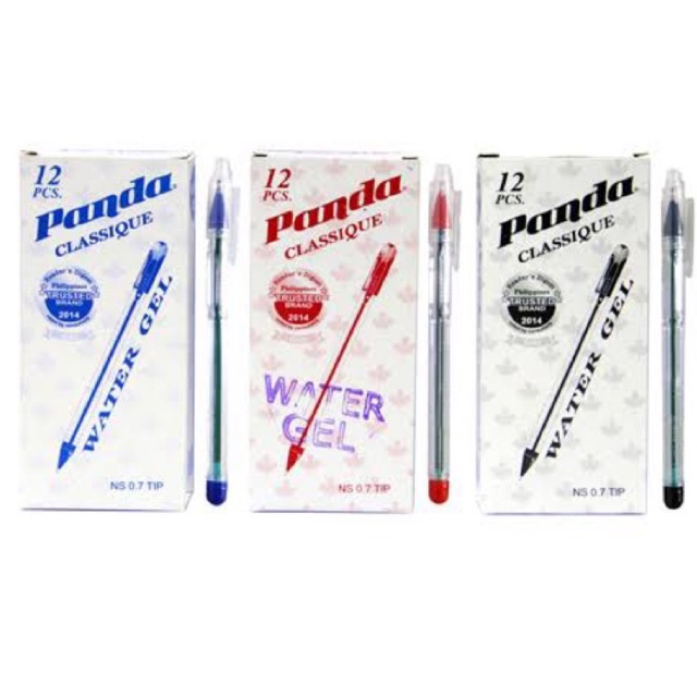 Ballpen Panda Classique Panda Crystal 12pcs 25pcs Black Ballpen Blue ...