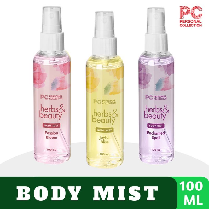 Personal Collection HERBS &BEAUTY Body Mist 100ML | Shopee Philippines