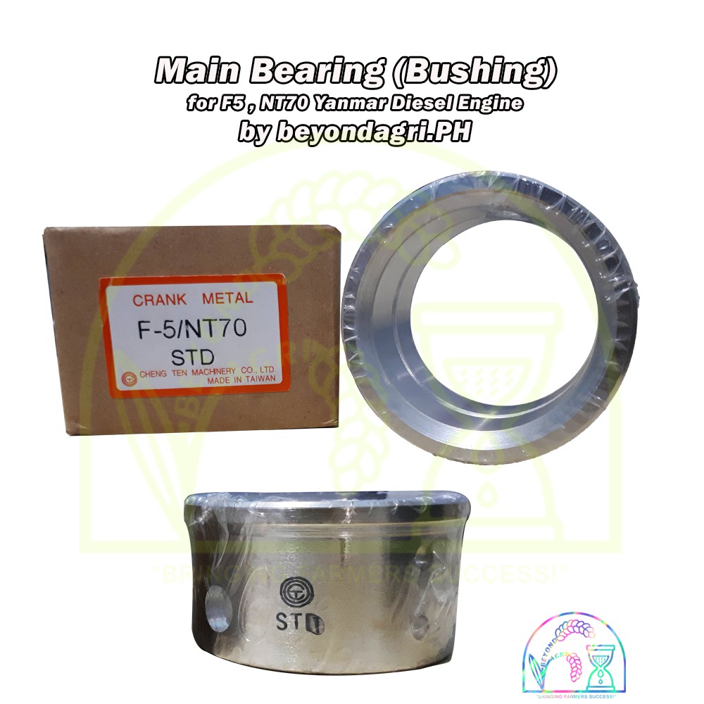 Main Bearing (bushing) for F5 , NT70 Yanmar Diesel Engine by beyondagri ...