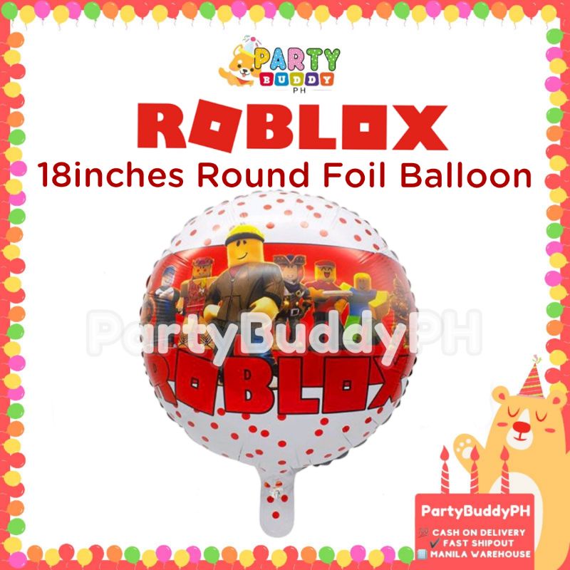 18inches Roblox Round Foil Balloon PartyBuddyPH | Shopee Philippines