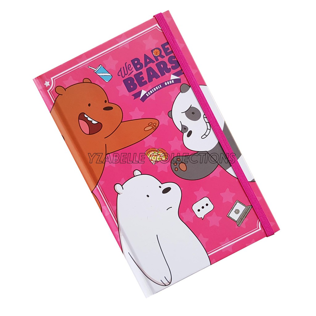We Bare Bears Schedule Book Planner Diary (No Year) | Shopee Philippines