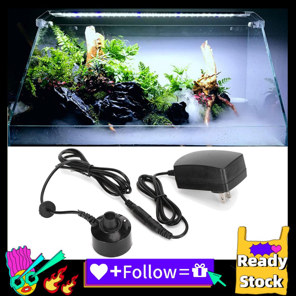 Icegg Fish Tank Fog Maker Aquarium Ultrasonic Mist Fogger Water ...