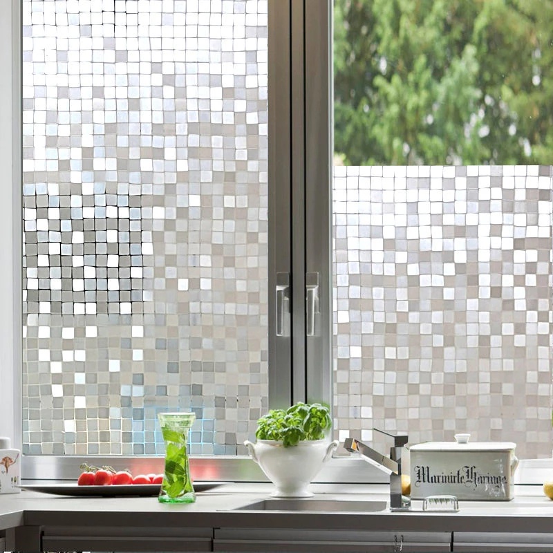 Window Film Electrostatic Adsorption Mosaic Frosted Film Window ...