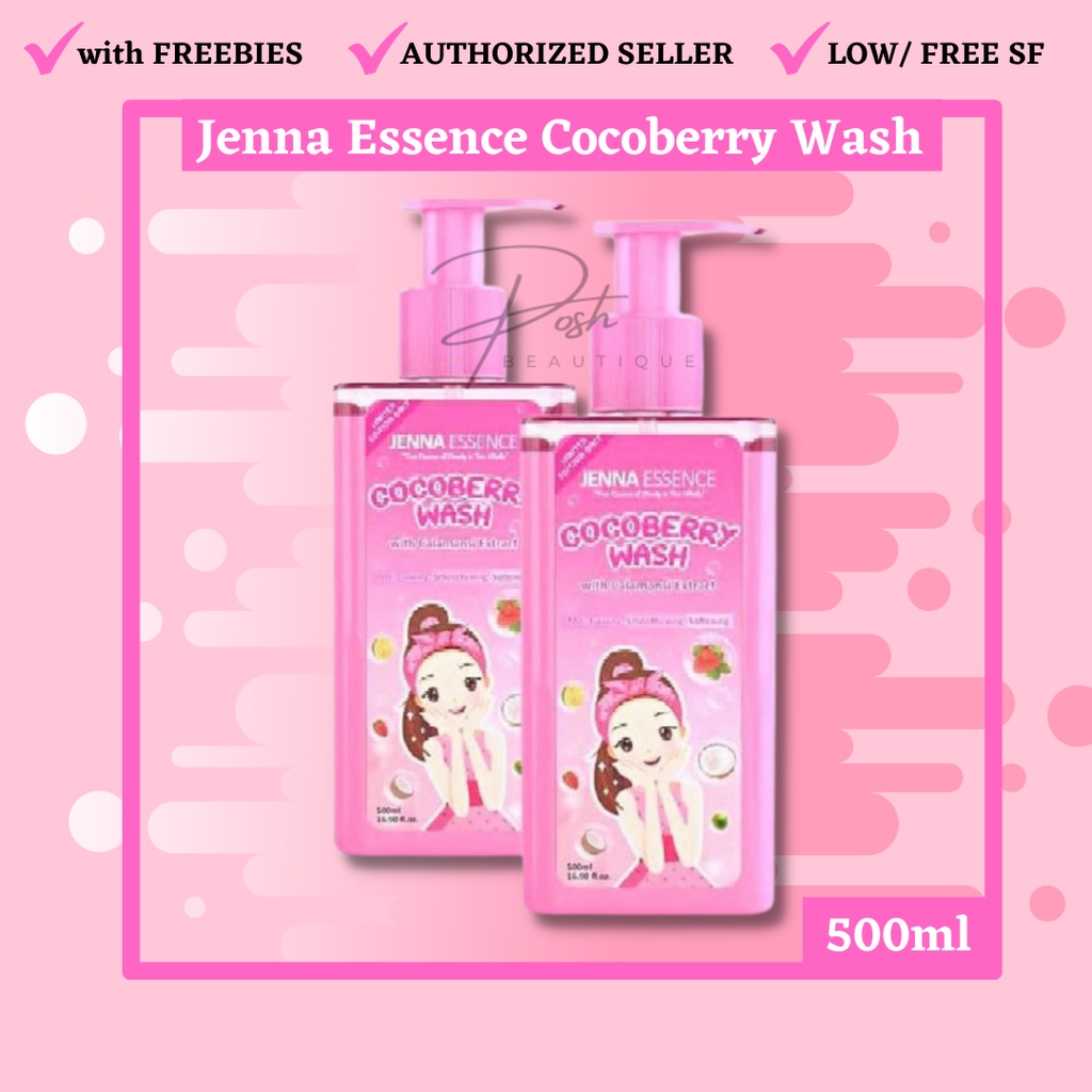 Jenna Essence Cocoberry Wash with Calamansi Extract (500ml) | Shopee ...