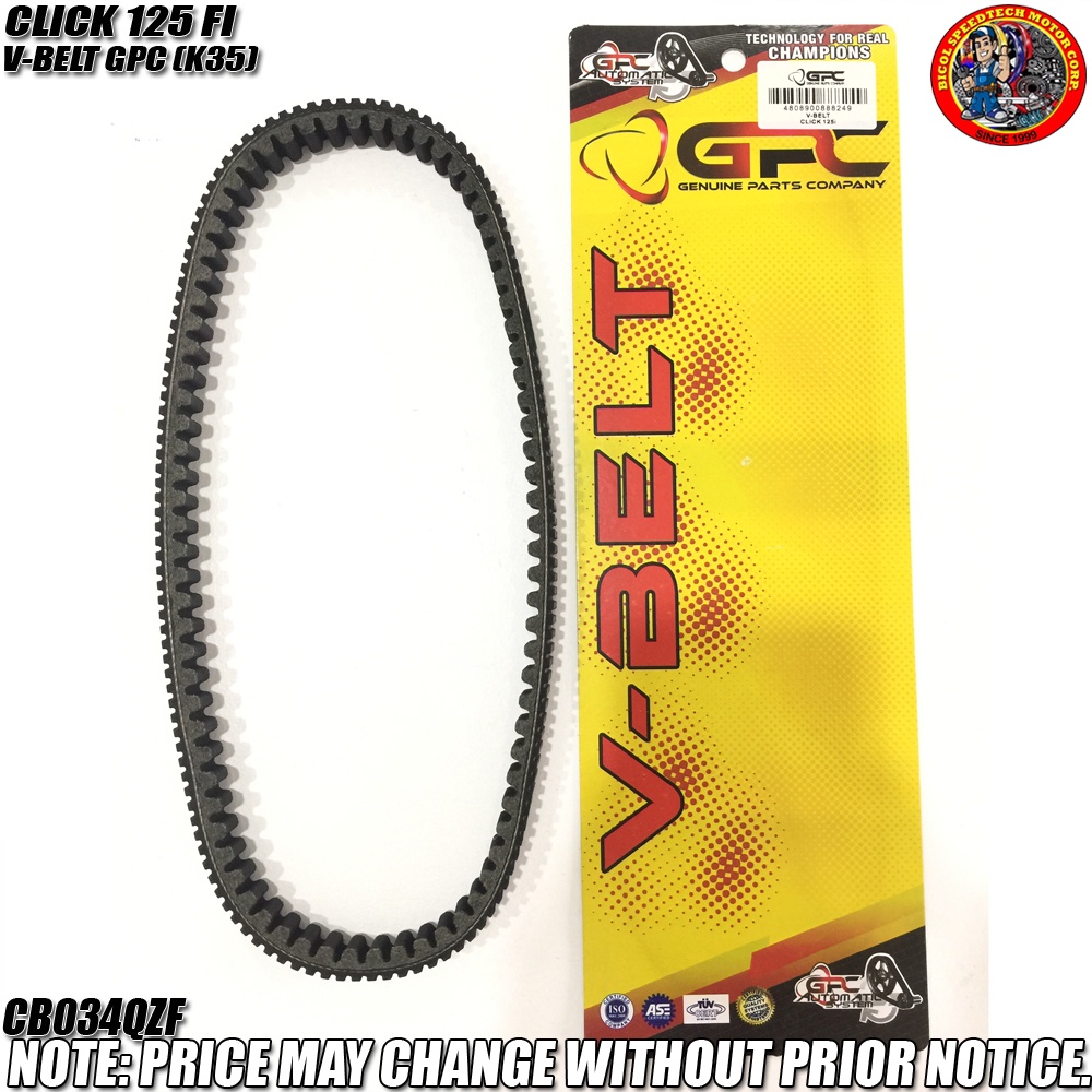 CLICK 125 FI V-BELT GPC [K35] (CB034QZF) | Shopee Philippines