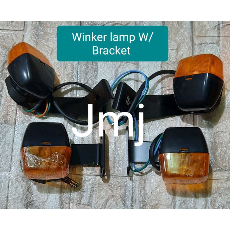 TMX125/TMX155 /XRM/ WINKER LAMP WITH BRACKET And RUBBER (4pcs) | Shopee ...