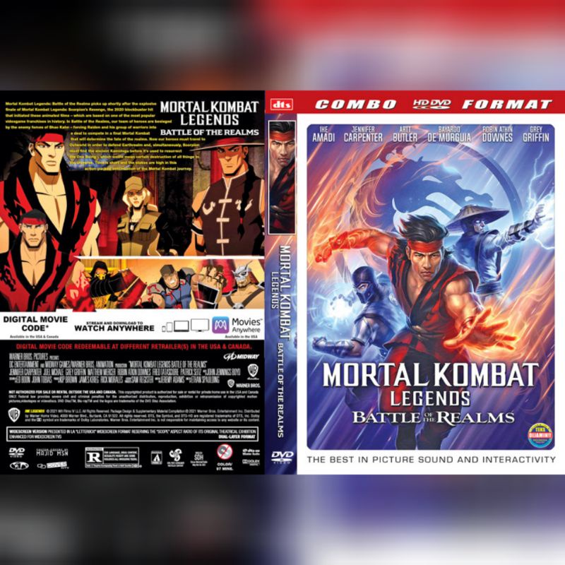 Mortal Animation Film Cassette Combat LEGENDS Batman Off THE REALMS ...