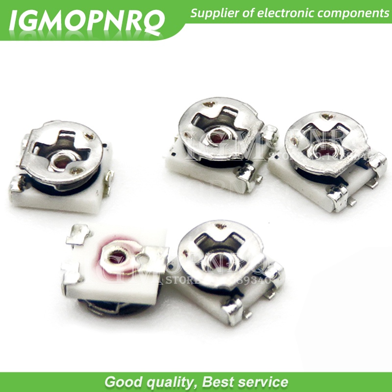 10pcs 3*3 Trimmer resistance Potentiometer Trimpot SMD 3X3 Adjustable ...