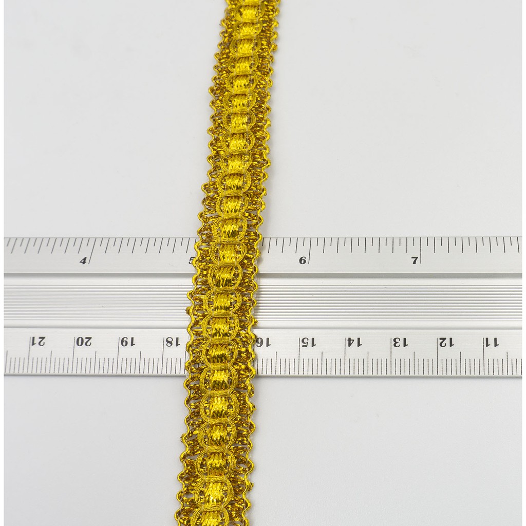 Metallic Gold Trimmings (by 5 yards) Part 1 | Shopee Philippines