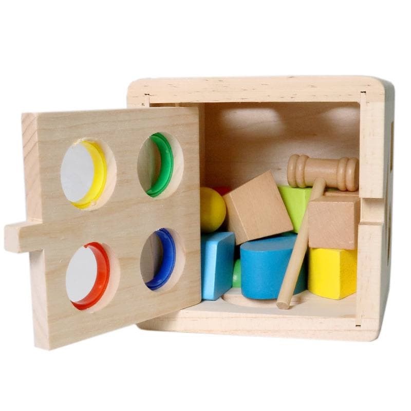 Wooden Shape Sorter with Mallet | Shopee Philippines