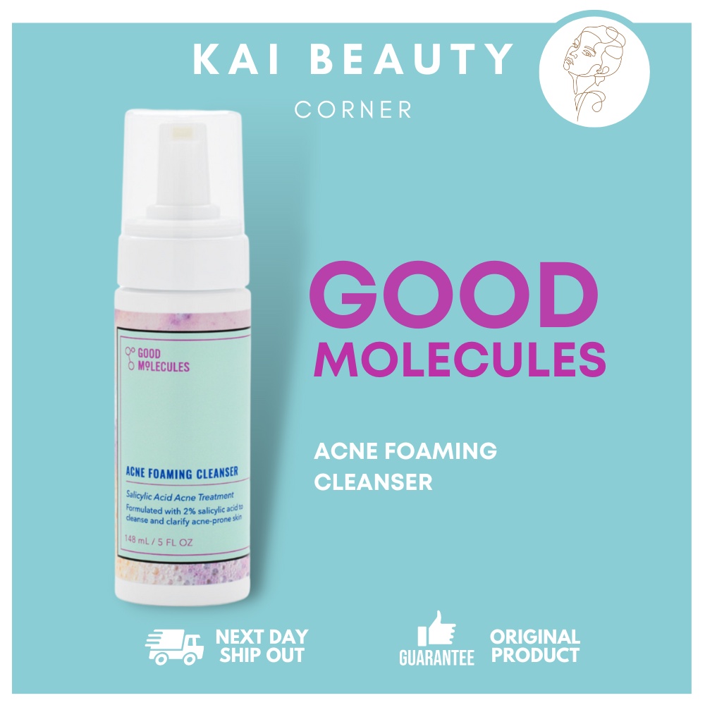 Good Molecules Acne Foaming Cleanser 148ml by kaibeautycorner | Shopee ...