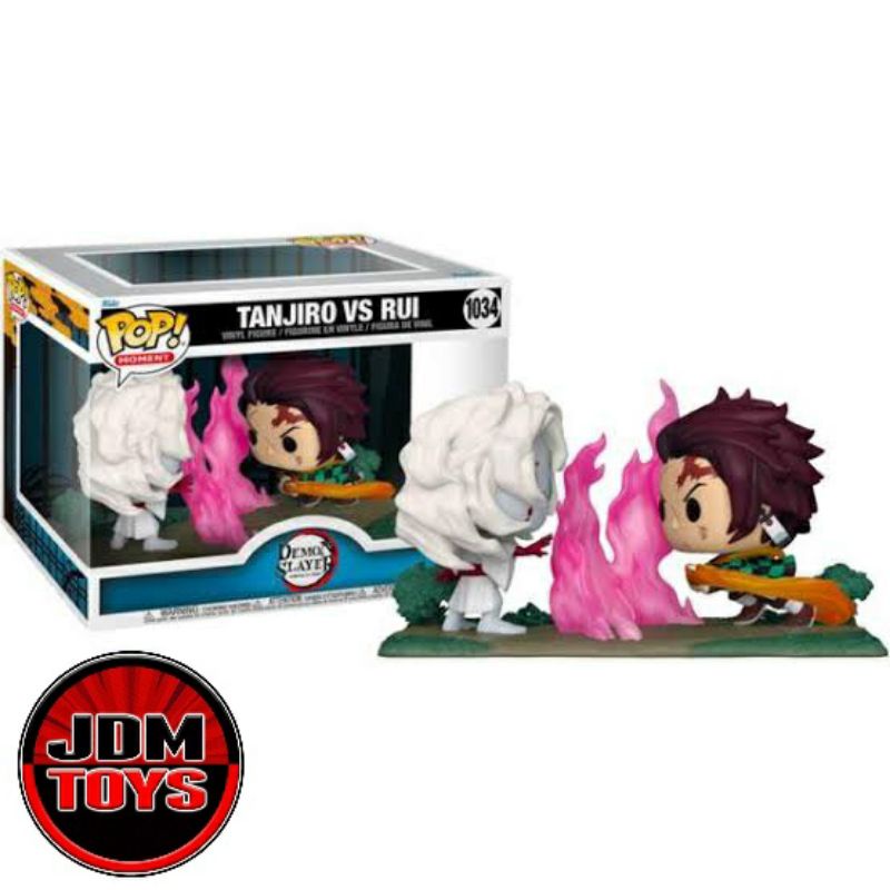 Funko Pop Moments Tanjiro vs Rui Demon Slayer | Shopee Philippines
