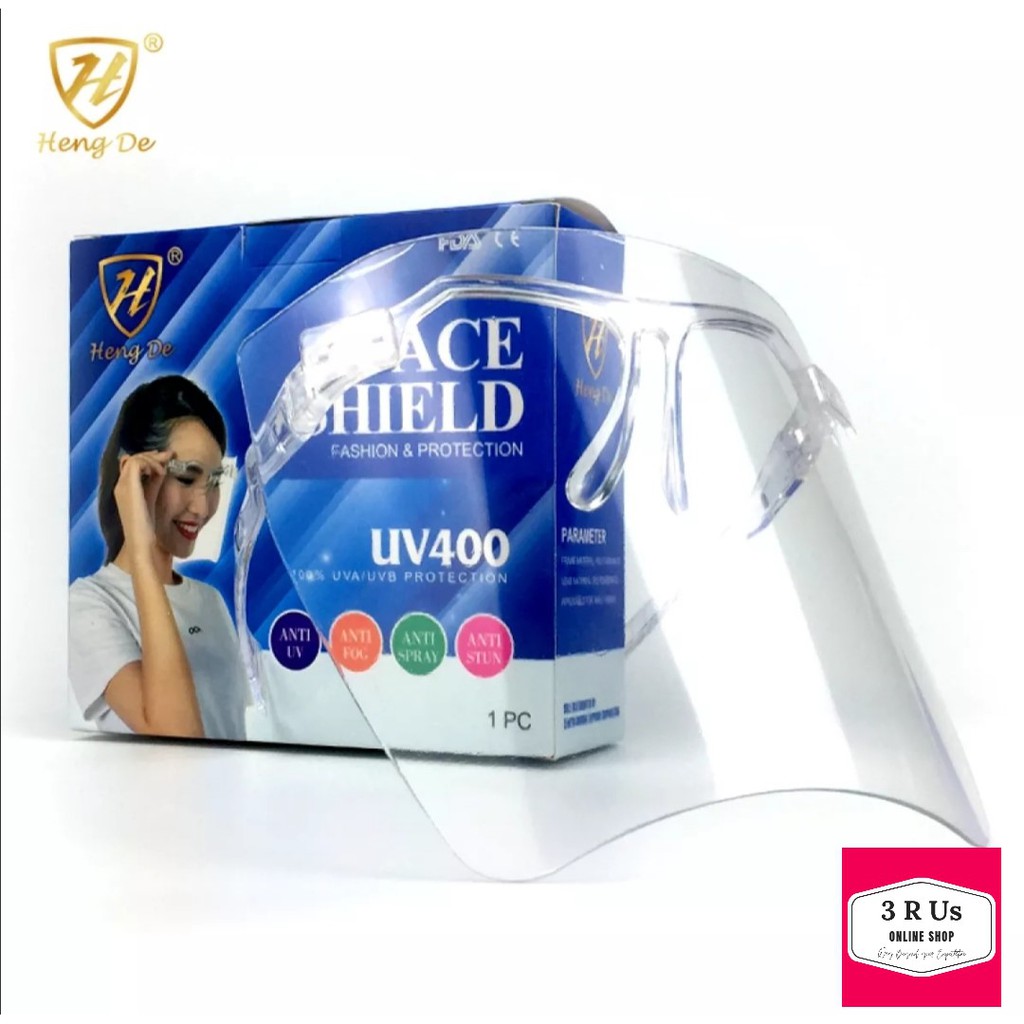 HENG DE FACESHIELD PROTECTION UV400 POLYCARBONATE / HENGDE FACE SHIELD ...