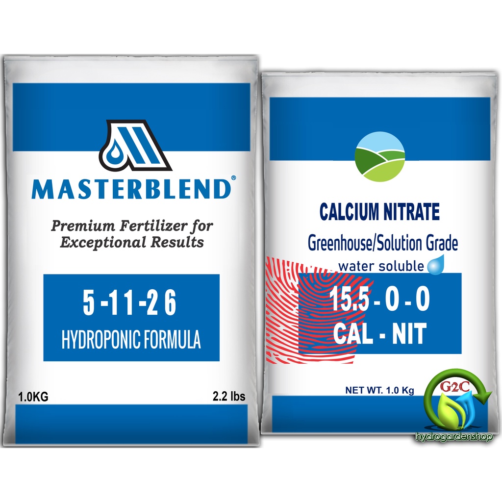 MASTERBLEND Hydroponics Formula 5-11-26 with Calcium Nitrate bundle ...