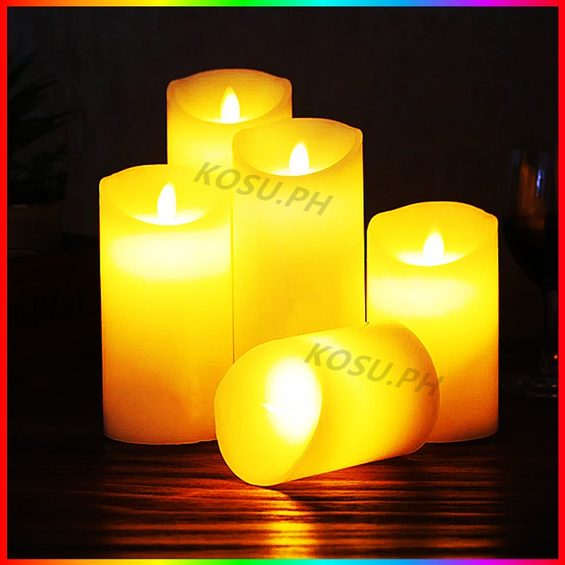Battery-LED Plastie Swinging Candles(HIGH QUALITY) | Shopee Philippines