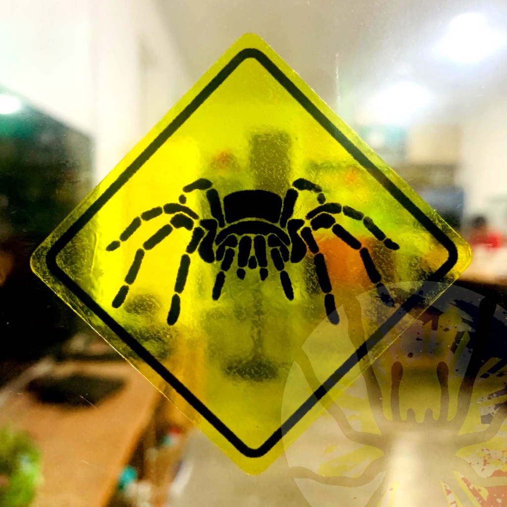 Warning Sign Decal | Waterproof | Tarantula & Scorpion Warning Sign ...