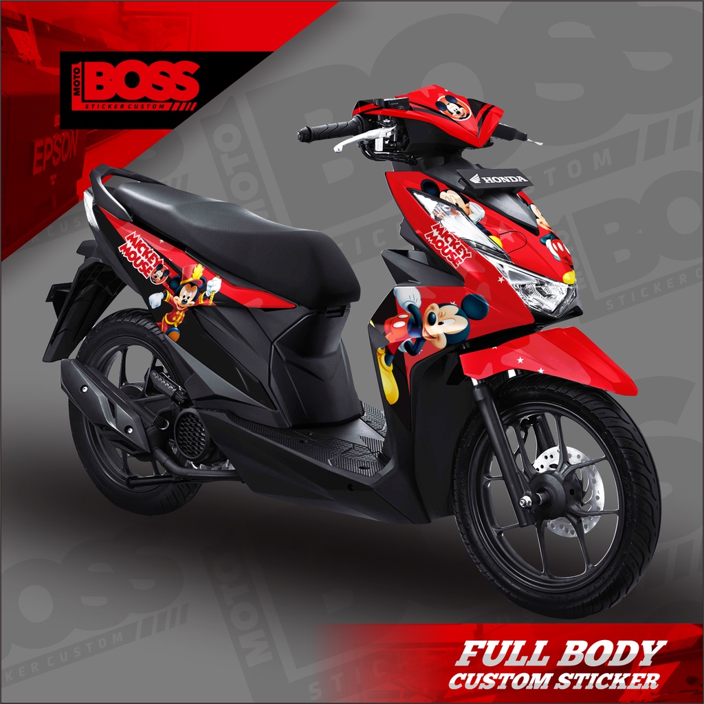 Decal Sticker Honda Beat Deluxe 2020 2021 2022 Full Body Sticker Decal ...
