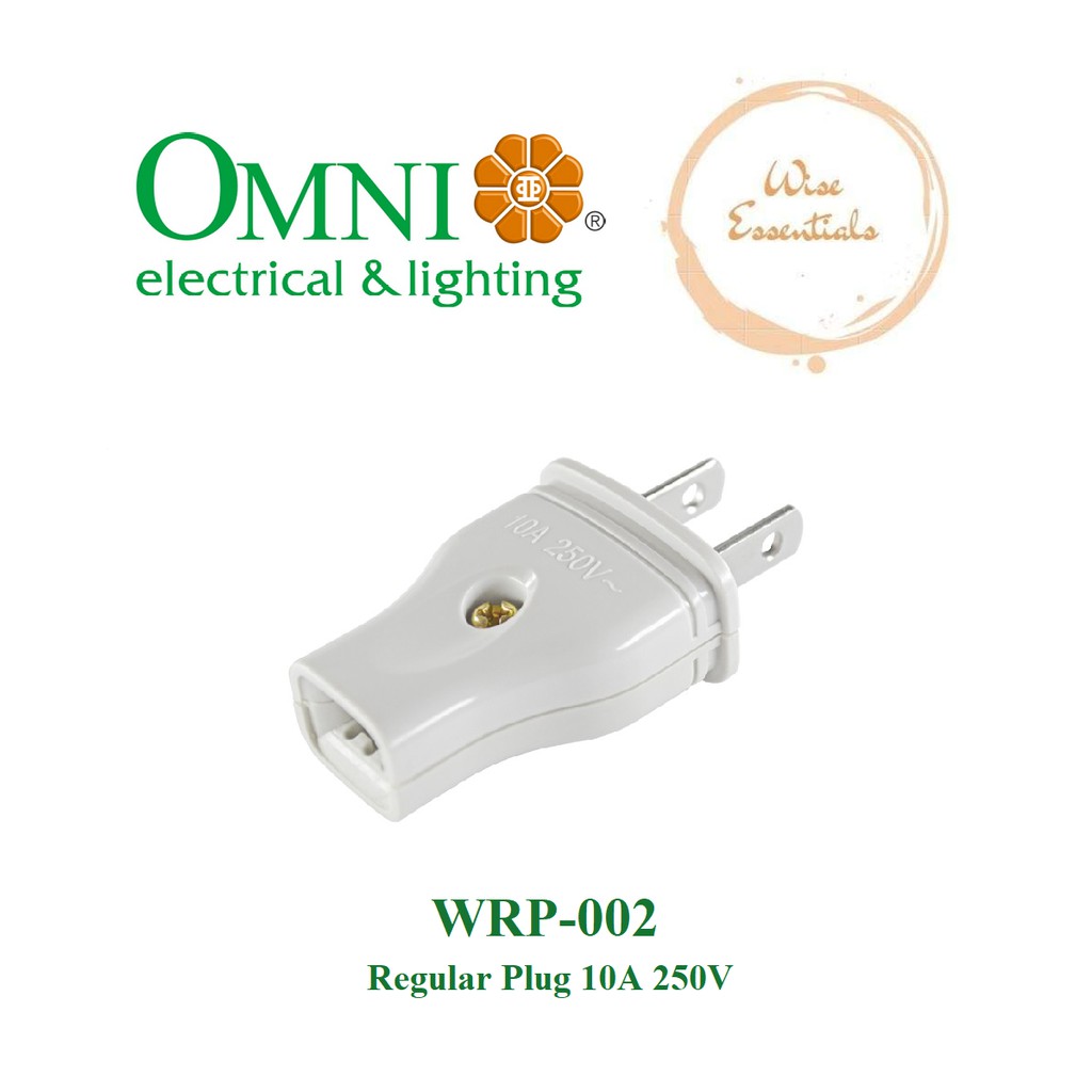 OMNI Regular Plug 10A 250V | Shopee Philippines