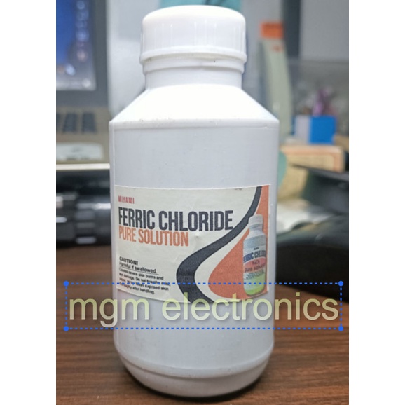 MIYAMI Ferric Chloride pure solution 130ML for PCB etching, (NOT for ...
