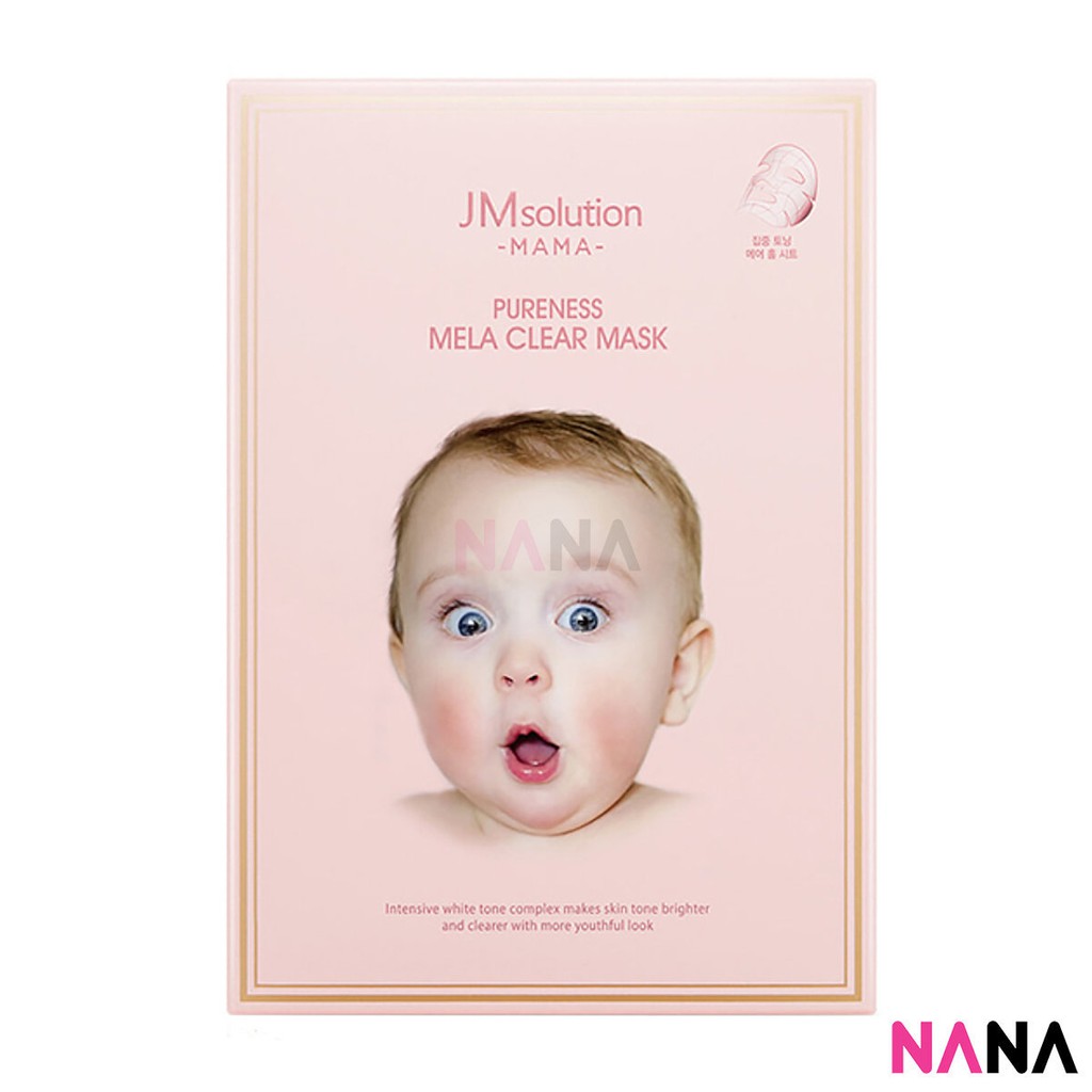 Nana JMSOLUTION Mama Pureness Mela Clear Mask (10 Sheets/ Box) | Shopee Philippines