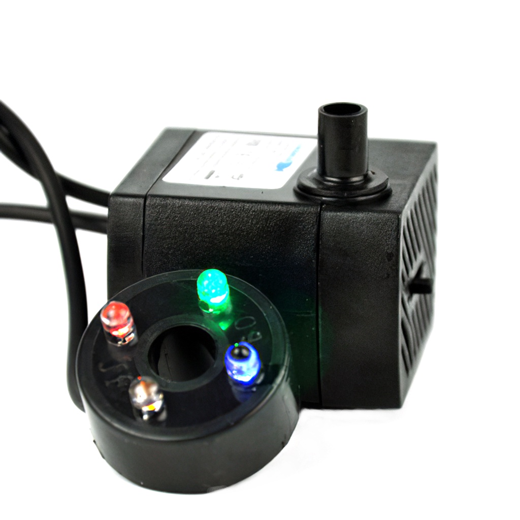 3W Powerful Submersible Water Pump With LED Light Water Pump For ...