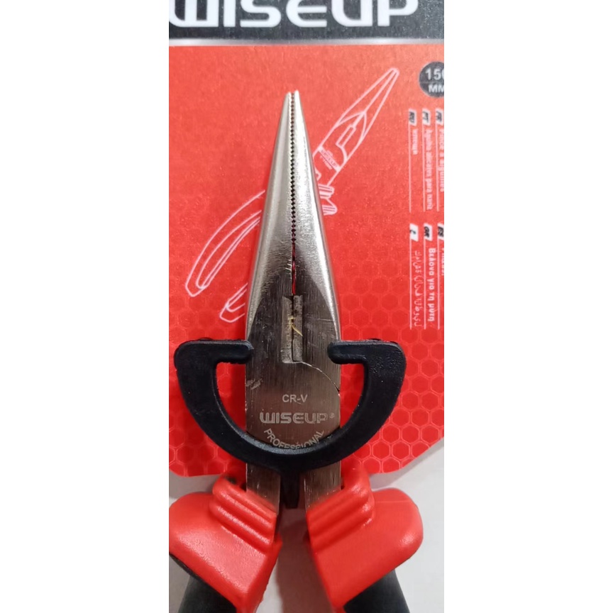 hand tool Long plier with rubber handle wiseup brand | Shopee Philippines