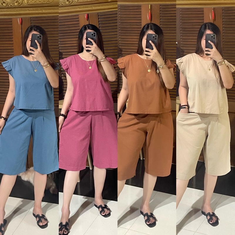 CARA SET/ TOKONG TERNO/RUFFLESSLEEVE | Shopee Philippines