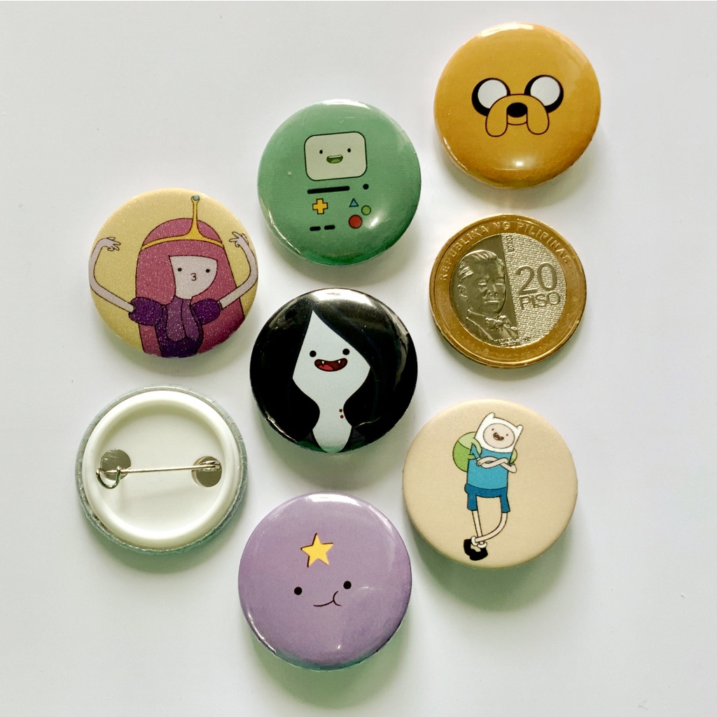 1.25” Adventure Time Button Pin | Shopee Philippines