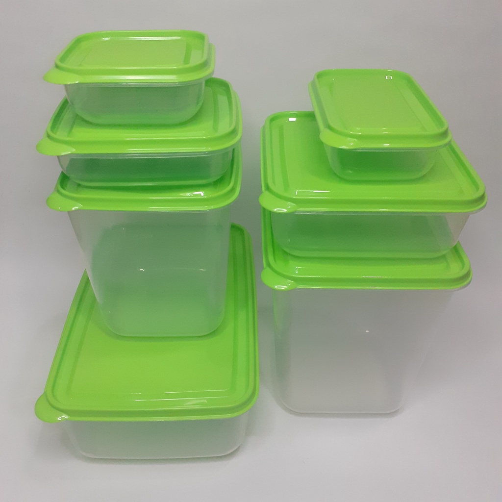 Plastic Containers 7 PCS BOX / CALISTA OTARU Clear / Plastic Food Place ...