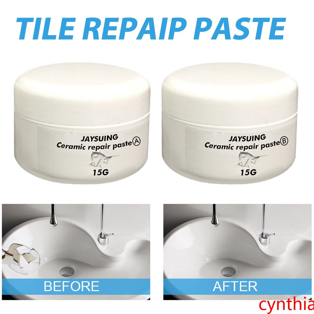 Ceramic Repair Paste Repair Tub Tile Repair Kit Porcelain Crack Chip ...