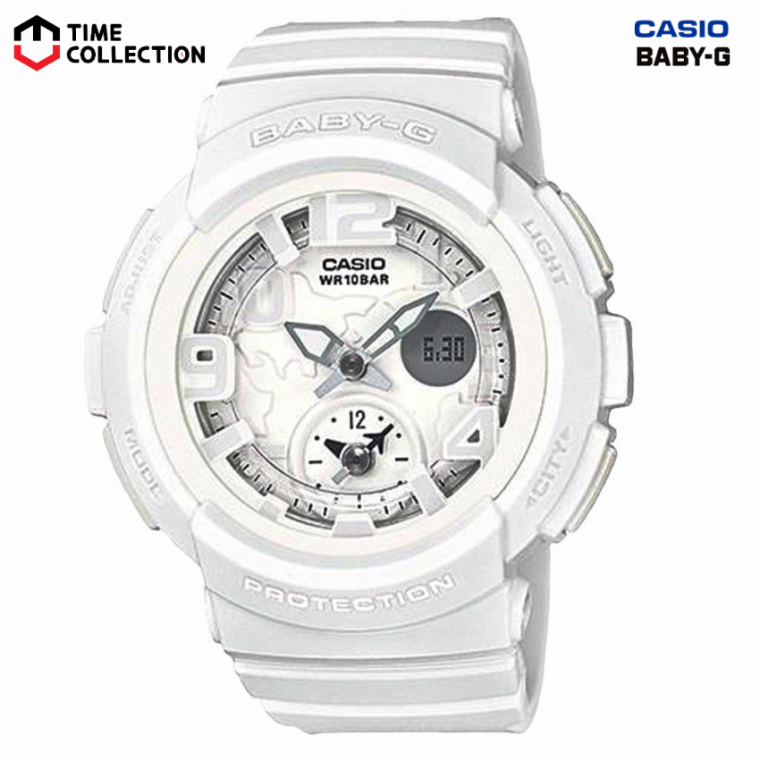 Casio Baby-g BGA-190BC-7B Digital Analog Rubber Strap Watch For Women ...