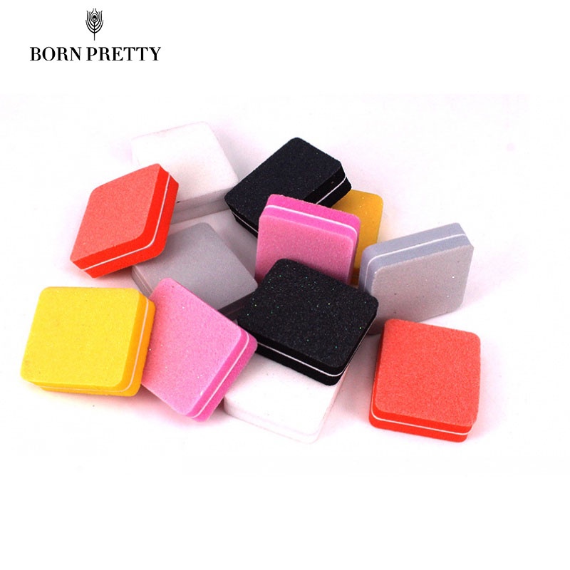 Born Pretty Mini Colorful Nail File Blocks Double-Sided Polishing ...