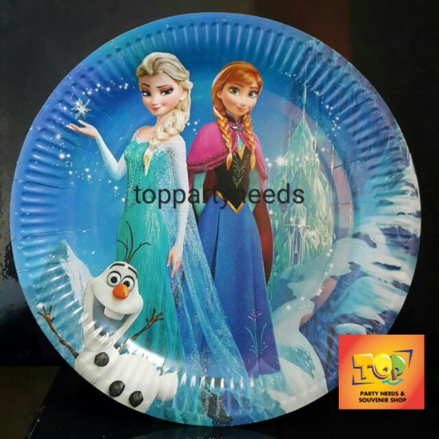 Frozen paper plates 10 Piesces Per Pack | Shopee Philippines