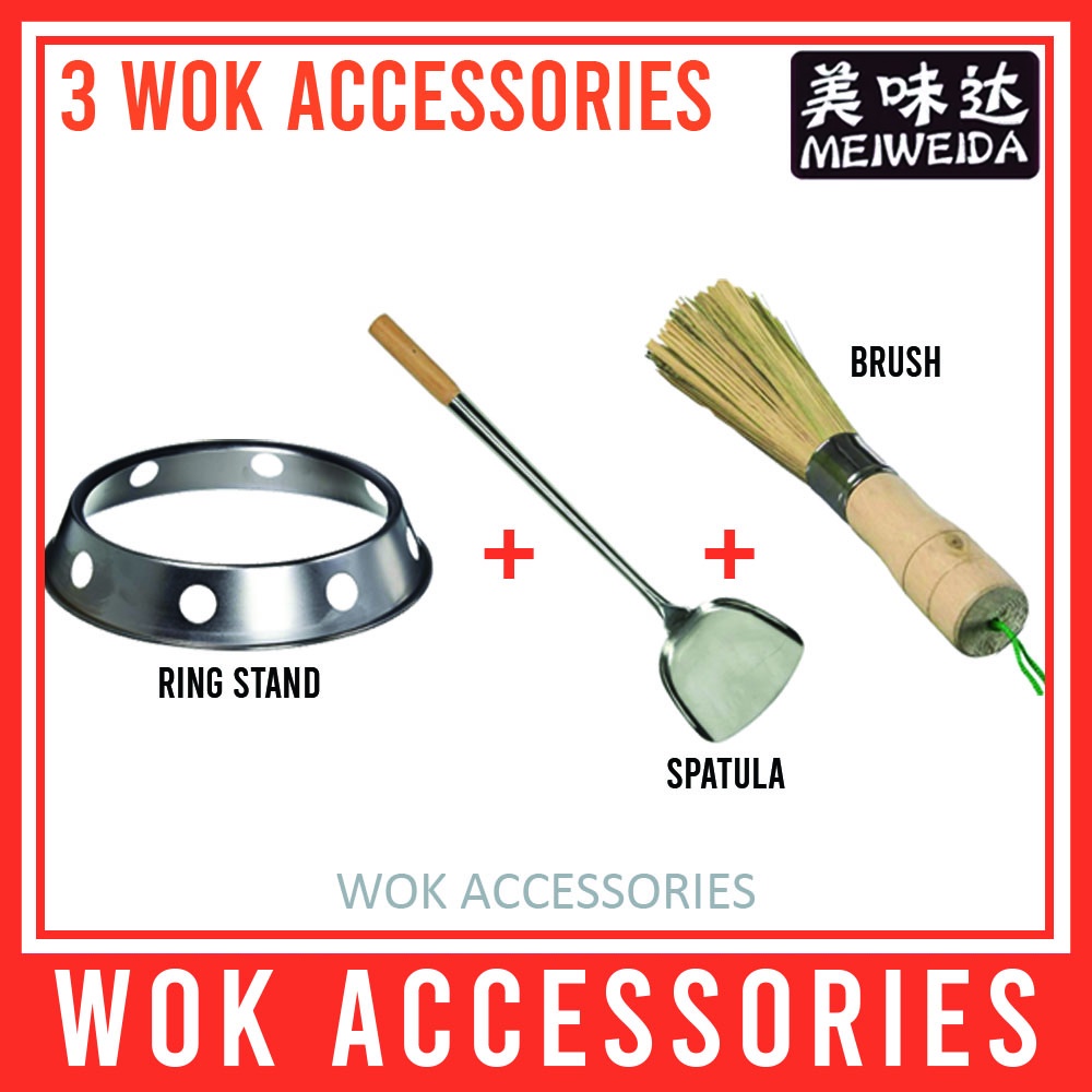 Wok: Authentic Thick Heavy Duty Hammered Carbon Steel Non-Stick Chinese ...