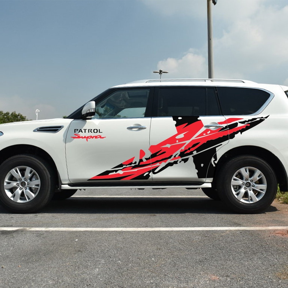 6Pcs Car Side Sticker Car Side Stickers For Nissan Patrol y60 y61 y62 ...