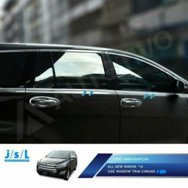 List of Chrome Side Door Glass for All New Innova Reborn | Shopee ...