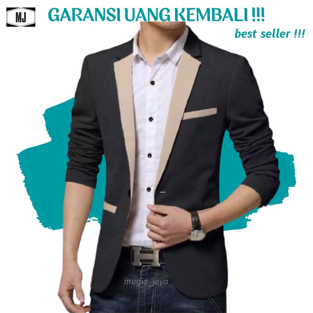 HITAM Men's JAS BLEZER MEN'S BRIDAL JAS BLACK JAS BLEZER MEN'S FORMAL ...