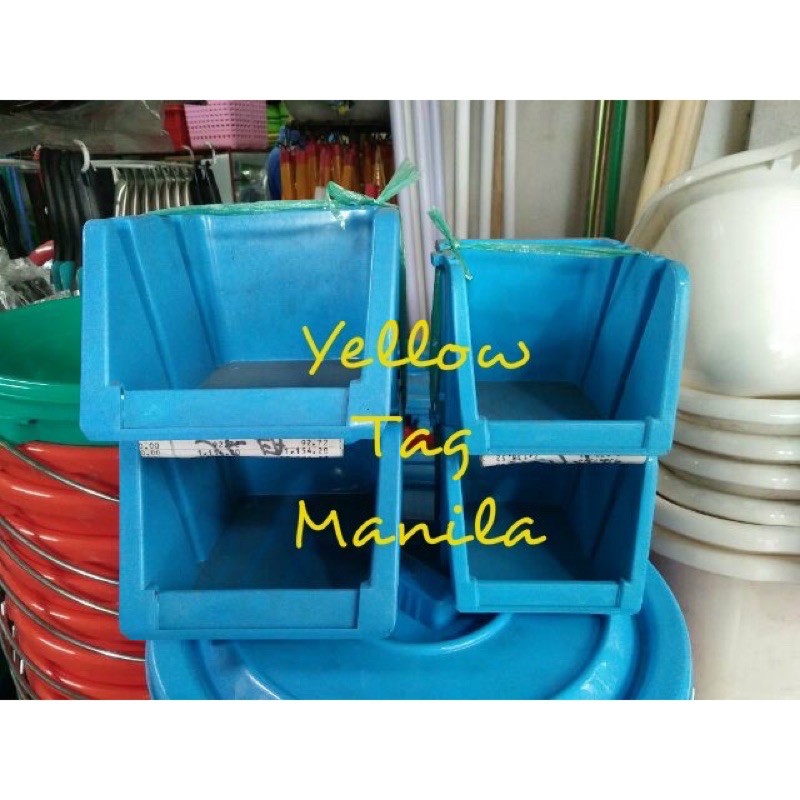 Stackable Bin Boxes Storage TINY Organizer Supplies Tools Bins and Rack ...