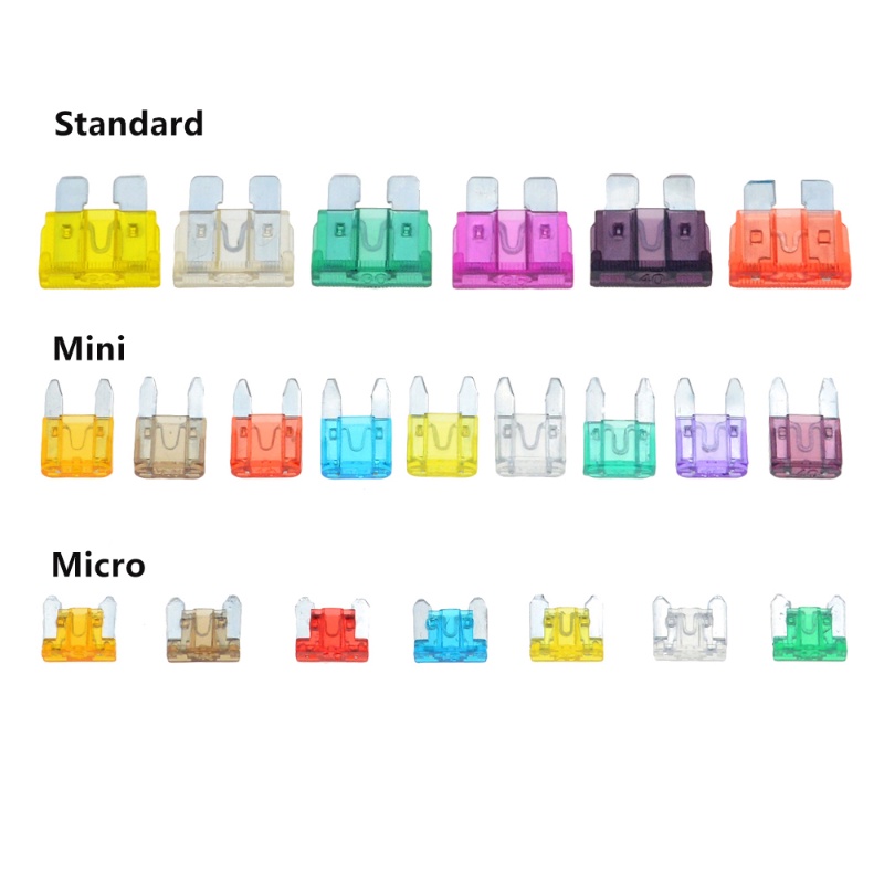10PCS/lot Mini Micro Standard Auto Car Fuses 3A 5A 7.5A 10A 15A 20A 25A 30A 35A 40A | Shopee ...