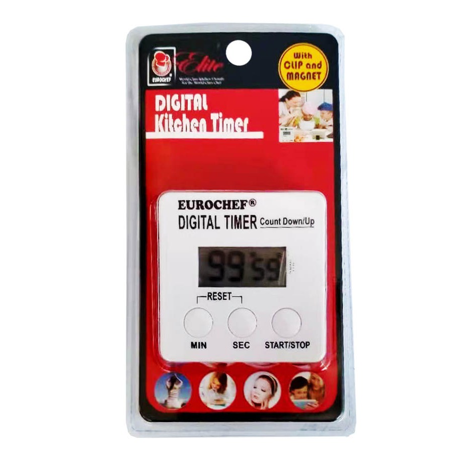 Eurochef EU602 Digital Kitchen Timer With Magnet Easy to Place And ...