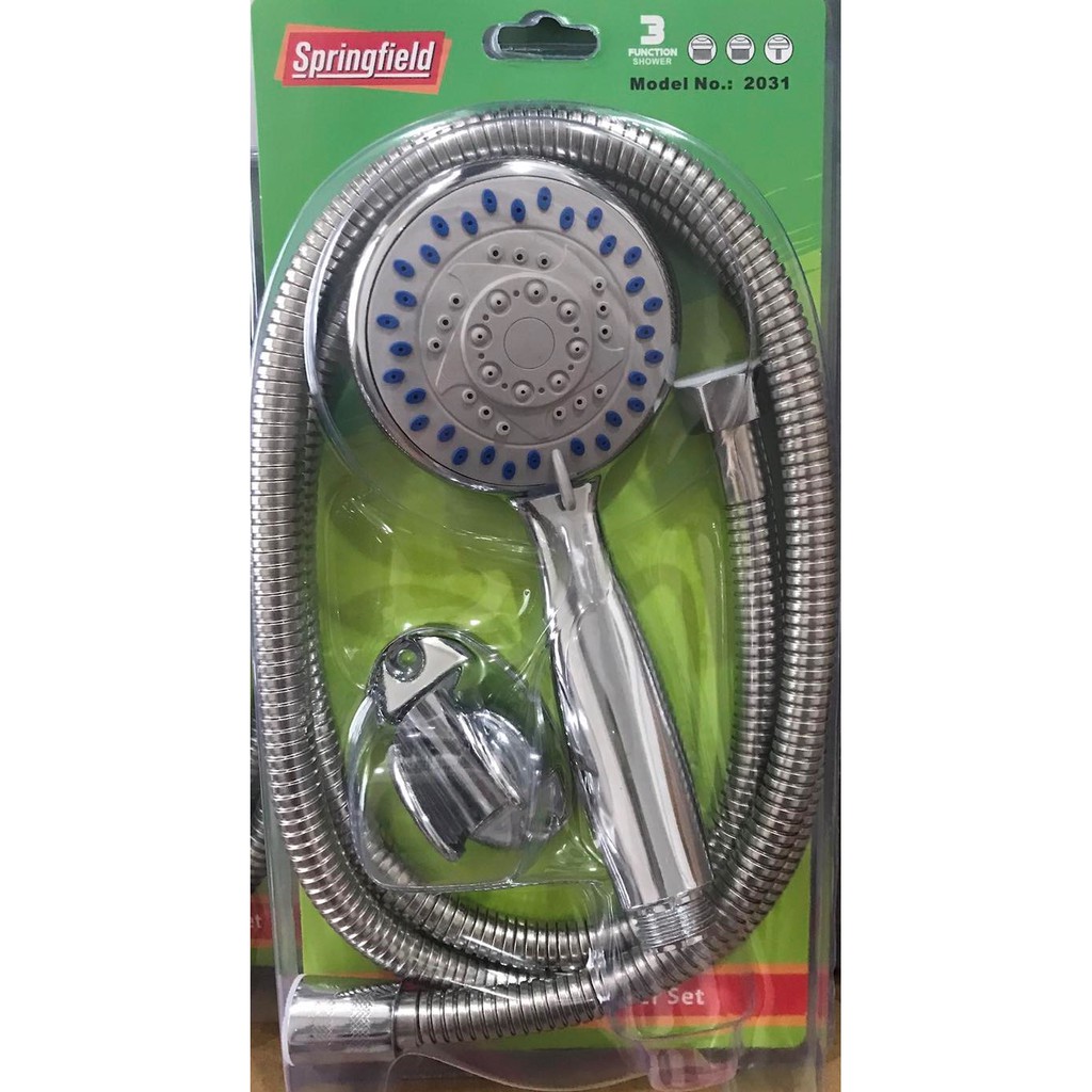 Telephone Shower Set 3 Functions complete set with hose and wall ...