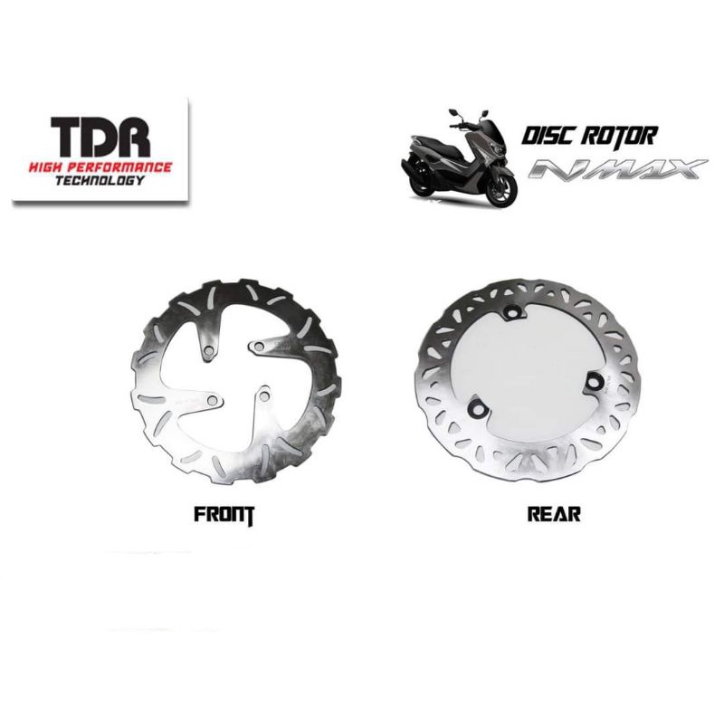 TDR DISC ROTOR NMAX V1 (REAR AND FRONT) | Shopee Philippines