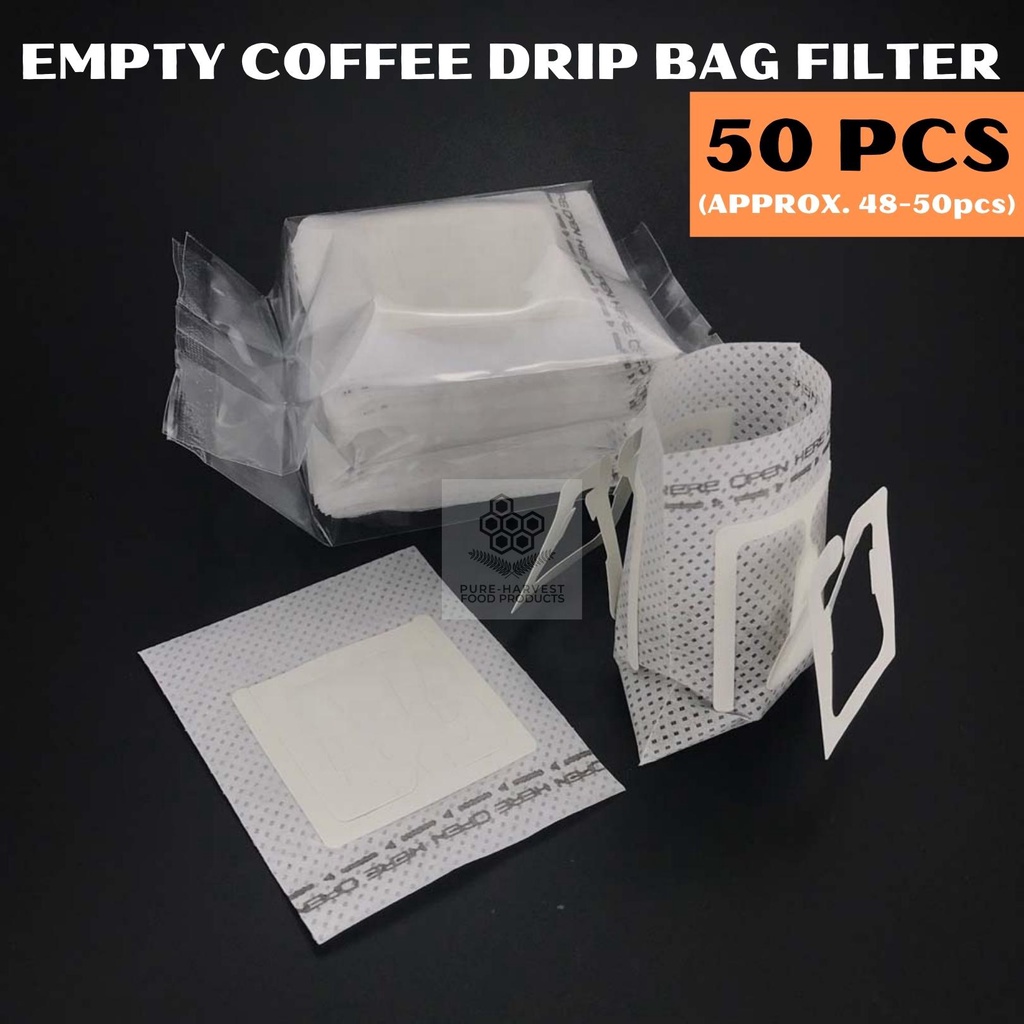 50pcs Coffee Bag Empty Filters/Japanese Drip On Filters/Drip On Coffee ...